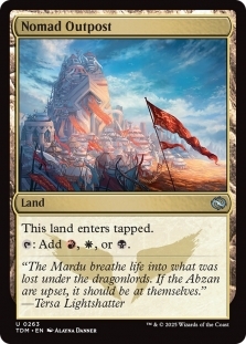 Magic the Gathering - Tarkir: Dragonstorm - Nomad Outpost