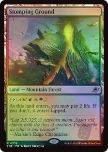 Magic the Gathering - Edge of Eternities - Stomping Ground FOIL