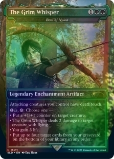 Magic the Gathering - Secret Lair - The Grim Whisper (Bow of Nylea) FOIL