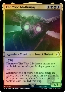 Magic the Gathering - Universes Beyond: Fallout - The Wise Mothman FOIL
