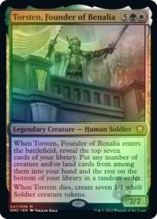 Magic the Gathering - Dominaria United Commander - Torsten, Founder of ...