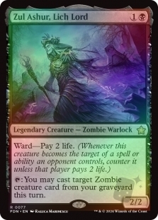 Magic the Gathering - Foundations - Zul Ashur, Lich Lord FOIL