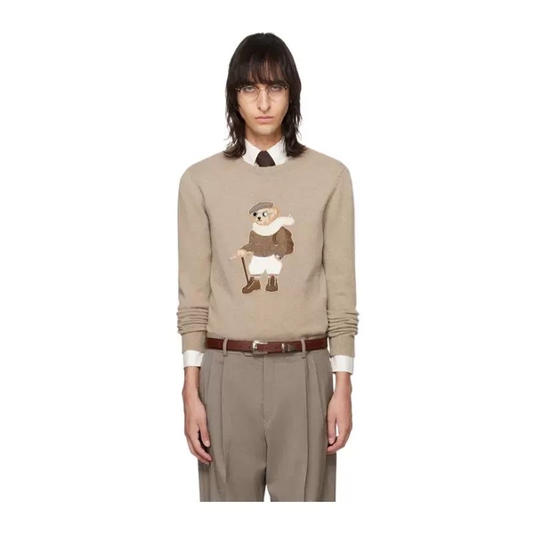 Áo len RALPH LAUREN gấu quàng khăn tag tím Metis Casual