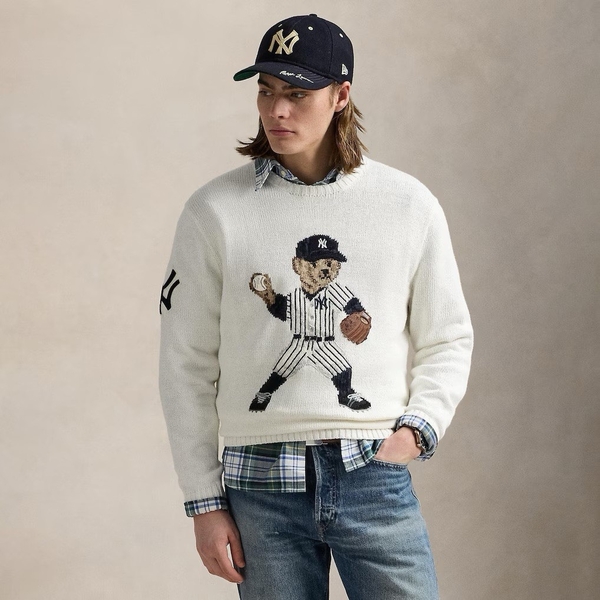 Áo len RALPH LAUREN bóng chày Metis Casual