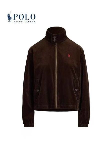 Áo khoác RALPH LAUREN nhung nâu đậm Metis Casual
