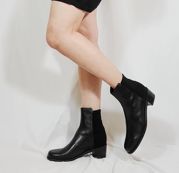 Boot cổ thấp Stuart chun cổ chân Metis Casual