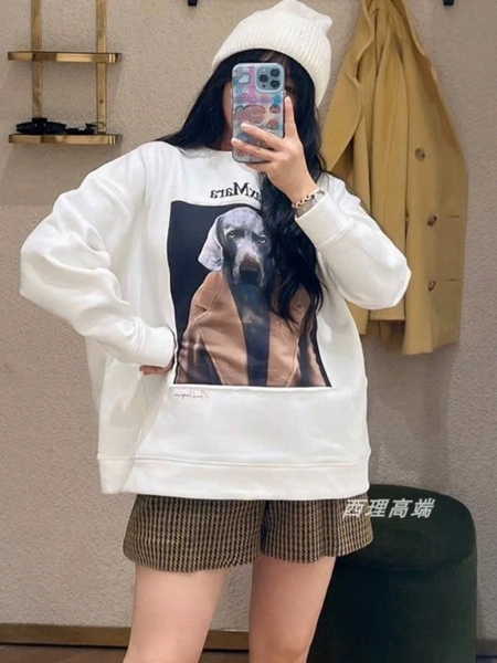 Hoodie MAX MARA dog Metis Casual