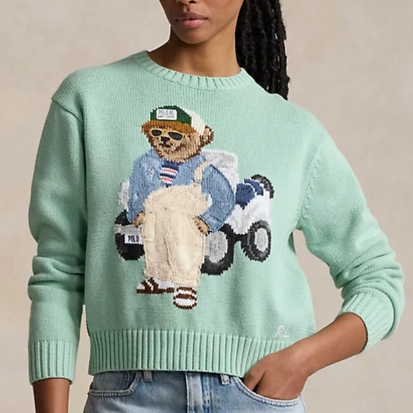 Áo len RALPH LAUREN xanh mint Metis Casual