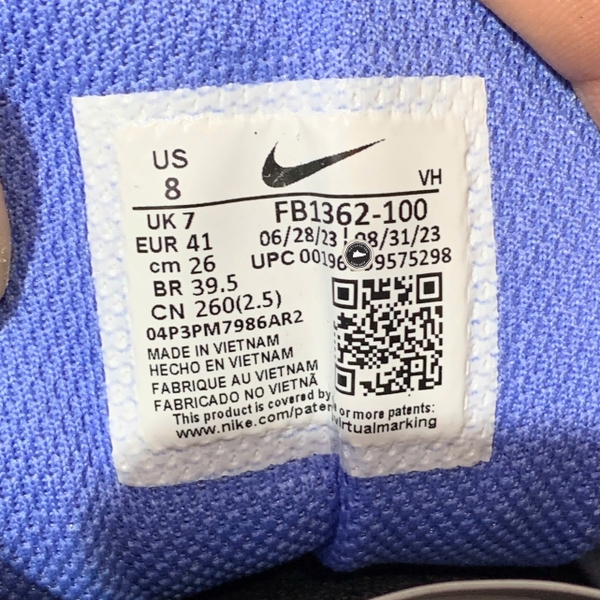 NIKE FULL FORCE LOW 'WHITE/BLACK/SAIL/POLAR' FB1362 100 SIZE 41 GIÀY ...