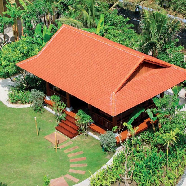 Terracotta Fish-Scales Roof Tile