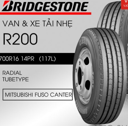 LỐP BỐ THÉP 700 R16 12PR R200