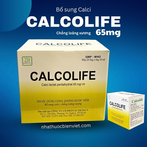 Calcolife ống 10ml