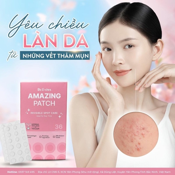 Miếng dán mụn là gì? công dụng của miếng dán mụn | DR.EVISS - GIẢI PHÁP DƯỠNG DA THUẦN CHAY