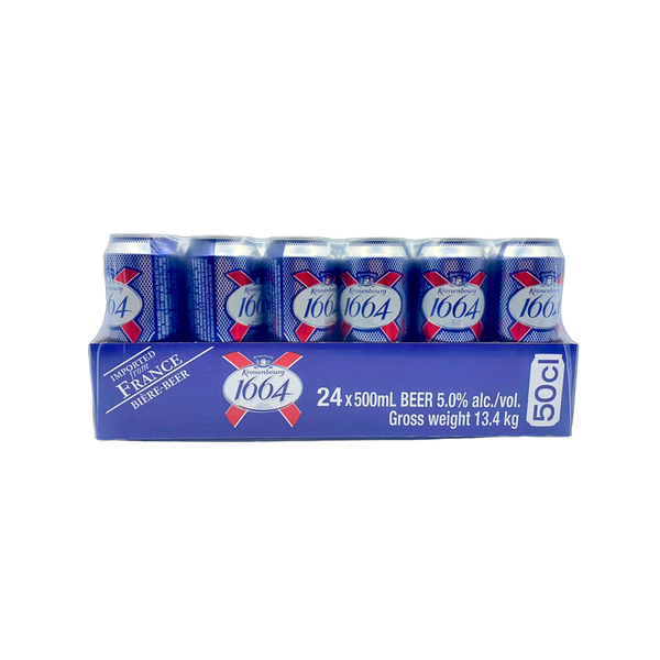 Kronenbourg 1664 Beer Cans 24x50cl GOLDEN CENTURY TRADING COMPANY LIMITED