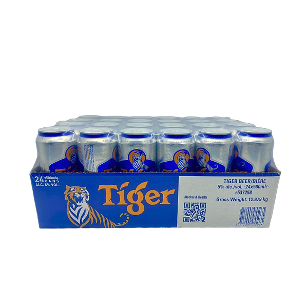 Tiger Beer Cans 24x50cl GOLDEN CENTURY TRADING COMPANY LIMITED