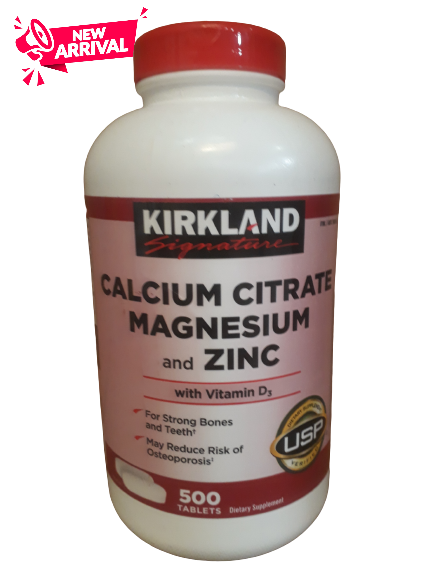 Viên uống bổ khớp Kirkland Signature Calcium Citrate Magnesium & Zinec ...