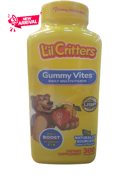 Kẹo Dẻo bổ sung Vitamin L'il Critters Gummy Vites (300 viên ) GOLDEN ...