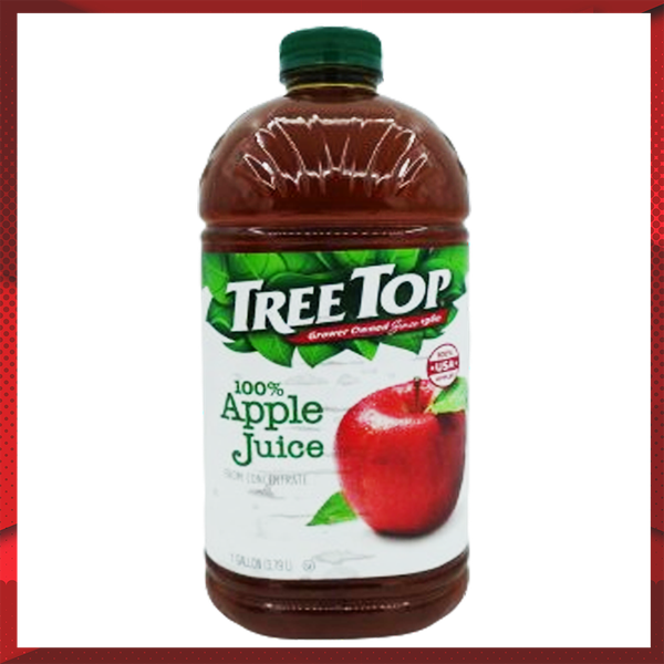 Tree Top 100% Apple Juice, 1 Gallon, 2 ct GOLDEN CENTURY TRADING ...