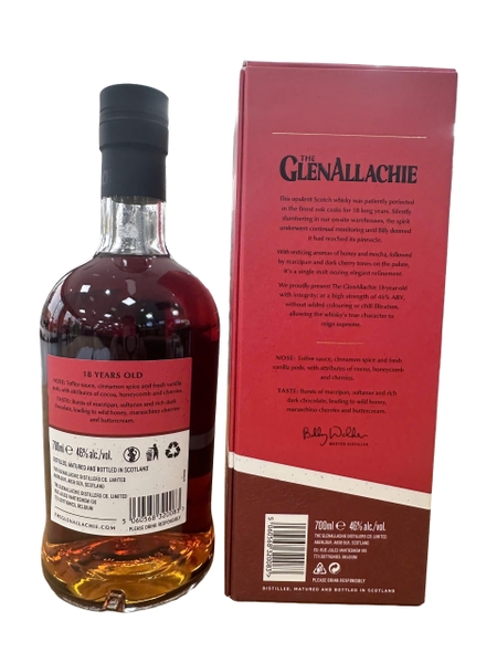 Glenallachie 18YO GBX 70cl GOLDEN CENTURY TRADING COMPANY LIMITED