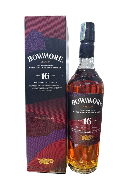 Bowmore 16YO Ruby Port Cask Finish GBX 70cl GOLDEN CENTURY TRADING ...
