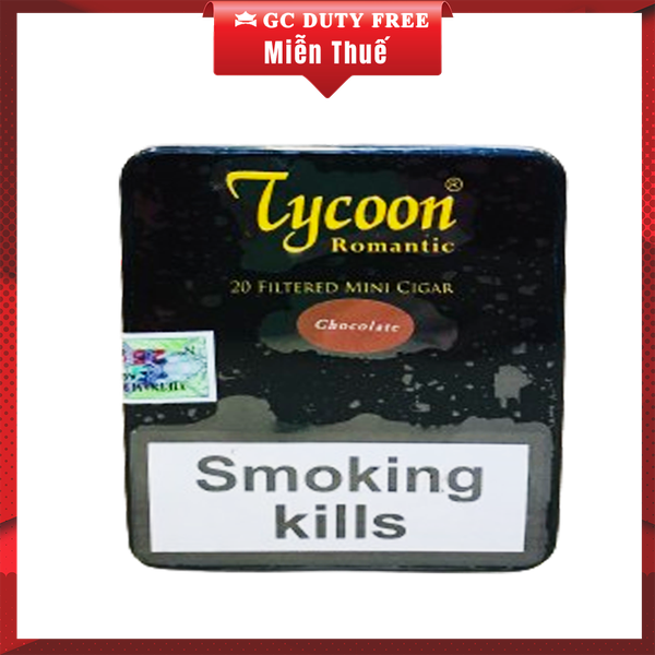 Tycoon Mini Cigar Tin Box 20's - Chocolate GOLDEN CENTURY TRADING ...