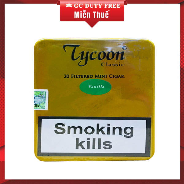 Tycoon Mini Cigar Tin Box 20's - Vanilla GOLDEN CENTURY TRADING COMPANY ...