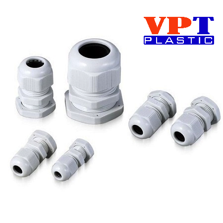 Ốc xiết cáp PG màu trắng