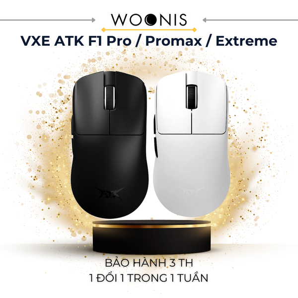 Chuột Gaming Không Dây VXE ATK F1 Pro / Promax / Ultimate / Extreme