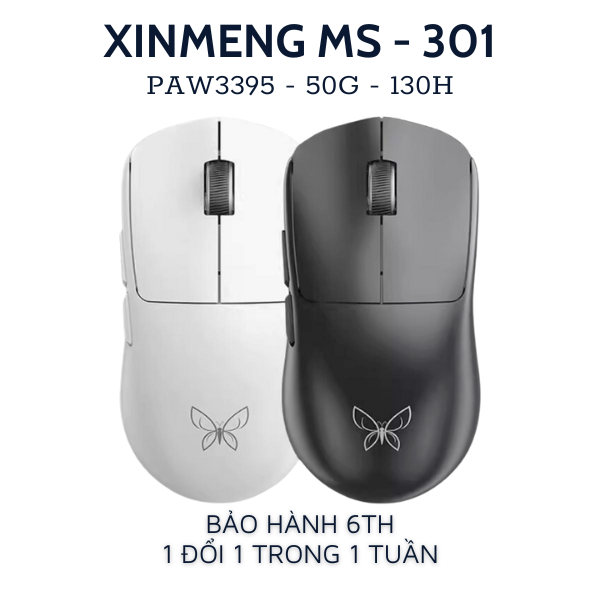 Chuột Gaming Không Dây XINMENG BUTTERFLY MS301