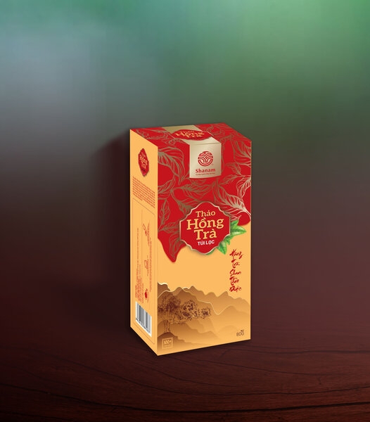 TRÀ ĐEN - THẢO HỒNG TRÀ HỘP 80G Shanam | Vietnam ancient snow shan tea