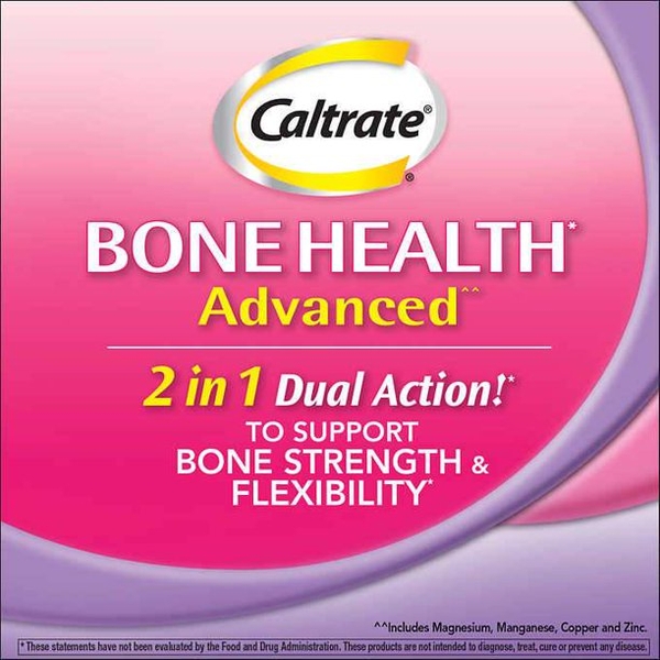 Viên uống bổ sung canxi, d3 và khoáng chất Caltrate Bone Health ...