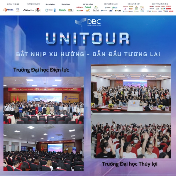 Unitour 2024 tại điểm đến tại Trường Đại học Điện lực và Trường Đại họ ...