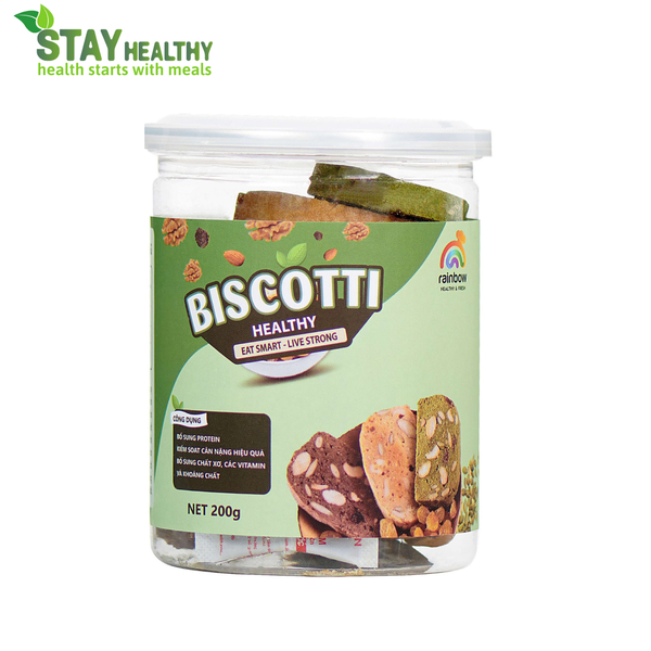 Bánh biscotti mix 3 vị 200gr - Rainbow