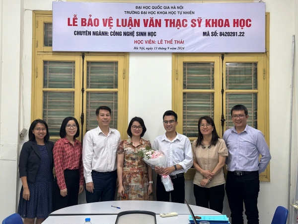 Lễ bảo vệ Luận văn Thạc sĩ ngành Công nghệ Sinh học tại KLEPT Phòng thí ...
