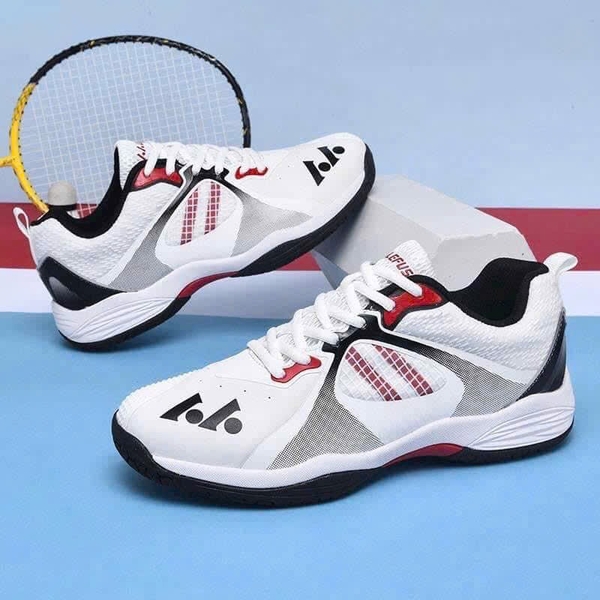 Giày cầu lông Lefus L030 - Trắng Đỏ