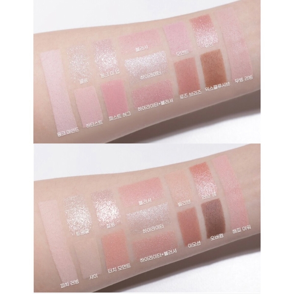 bảng phấn mắt má highlight Peripera All Take Mood Like Palette