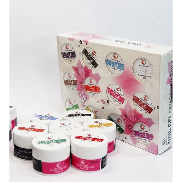 Set Gel Vẽ 12 Màu set gel vẽ gồm 12 màu khác nhau, chất lượng chính hãng