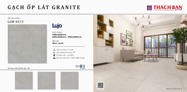 Gạch granite 800x800 Thạch Bàn LGM80-0273