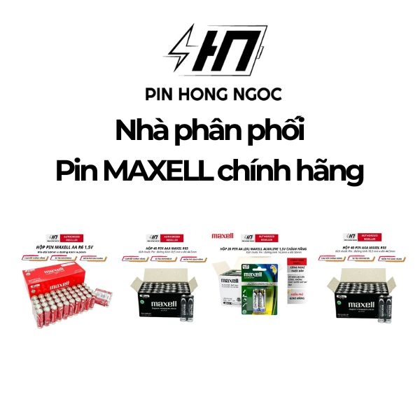 Mua Pin Maxell ở đâu | Nhà Phân phối pin Maxell AA, AAA chính hãng