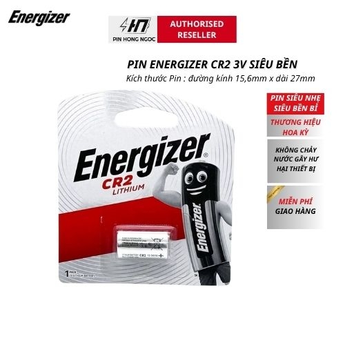 Pin ENERGIZER Lithium PHOTO CR2 BP1 chính hãng giá gốc, giao hàng nhanh