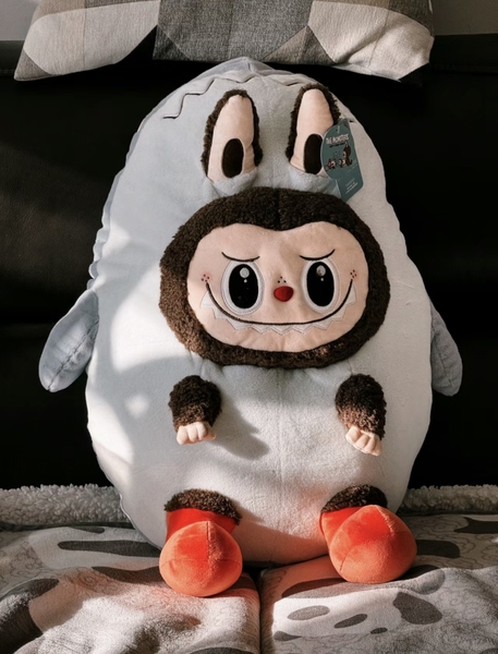 THE MONSTERS Labubu Shark Pillow (Popland Exclusive)