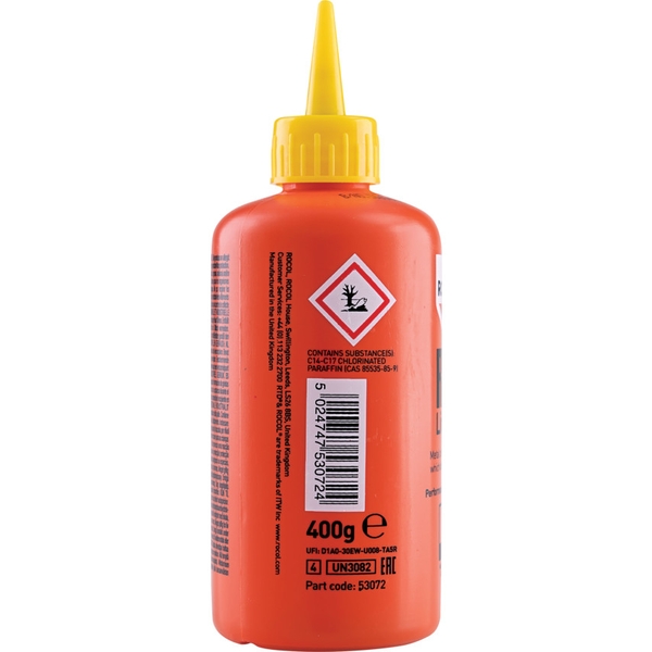 LUBRICANT, RTD METAL CUTTING, ROCOL , 400G