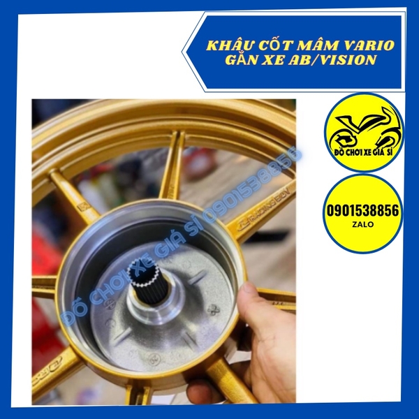 Khâu Cốt ( Ắc Gấp Mâm Vario Gắn AB/Vision ) Dành Cho AE AB/Vision Lên Mâm Vario