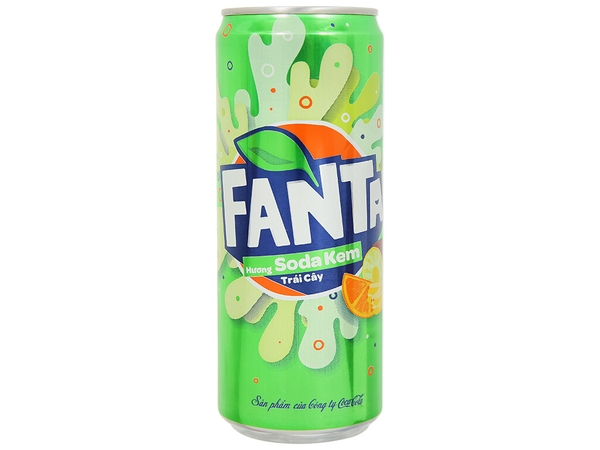 Fanta soda kem lon 320ml