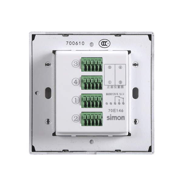 Module Nút nhấn bốn 12V RCU hệ thống nhà thông minh Simon Smart 70E146