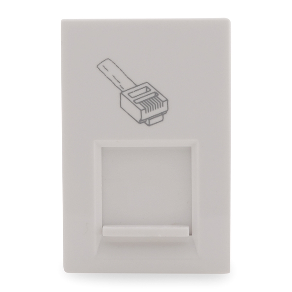 Ổ cắm truyền dữ liệu chuẩn RJ45 Cat.5e (M module) màu trắng Simon 51A H551