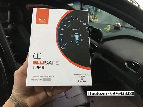 CẢM BIẾN ÁP SUẤT LỐP THEO XE ELLISAFE I3 | TPMS THEO XE