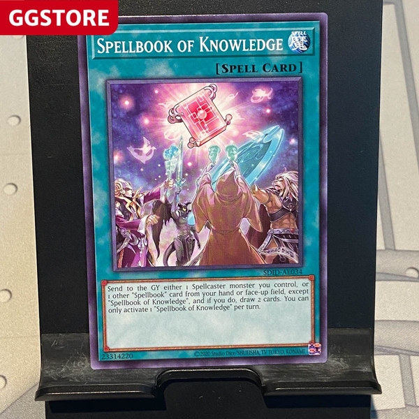[ Bài Yugioh Chính Hãng ] Spellbook of Knowledge - Common - SDID-AE034