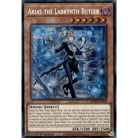 [ Bài Yugioh Chính Hãng ] Arias the Labrynth Butler - MP24-EN116 ...