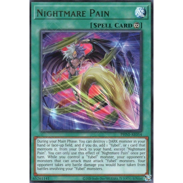 [ Bài Yugioh Chính Hãng ] PHNI-AE054 Nightmare Pain - Rare